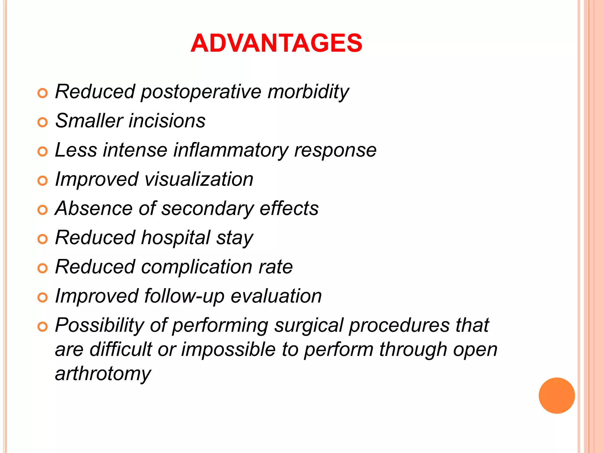 Basics of arthroscopy ppt | PPTX