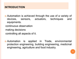 Basics of automation | PPTX | Robotics | Technology & Computing