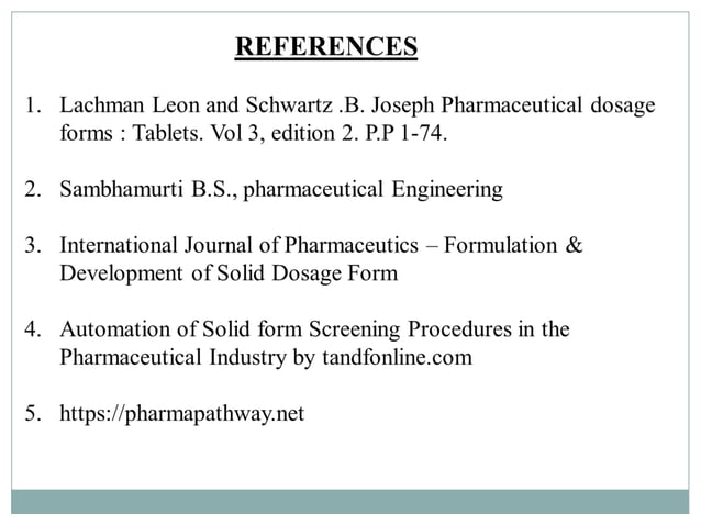 Basics of Automation in Solid Dosage Form Production (Formulation ...