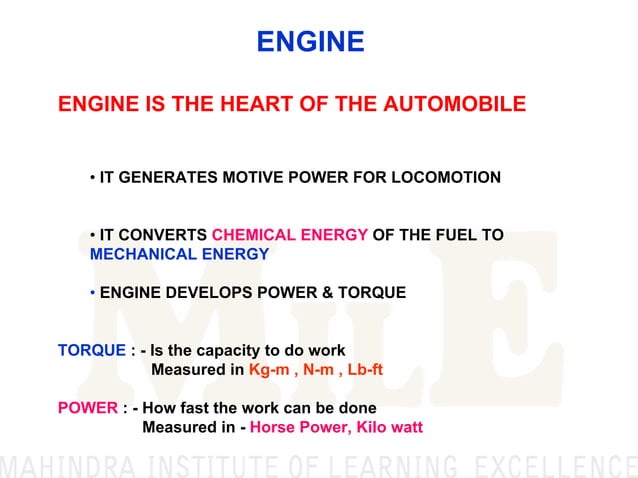 Basics Of Automobile | PDF