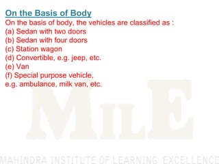 Basics of automobile | PPTX