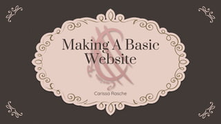 Basics of a Website | PPT | Free Download