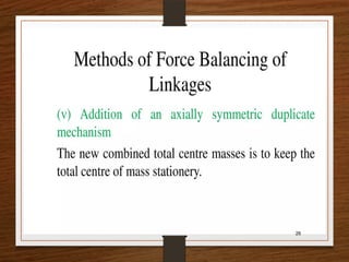 BASICS OF MACHINE BALANCING (STATIC & DYNAMIC) | PPT