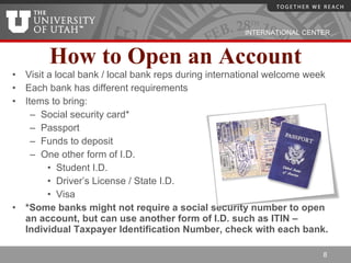 Basics of Banking in the U.S. | PPT