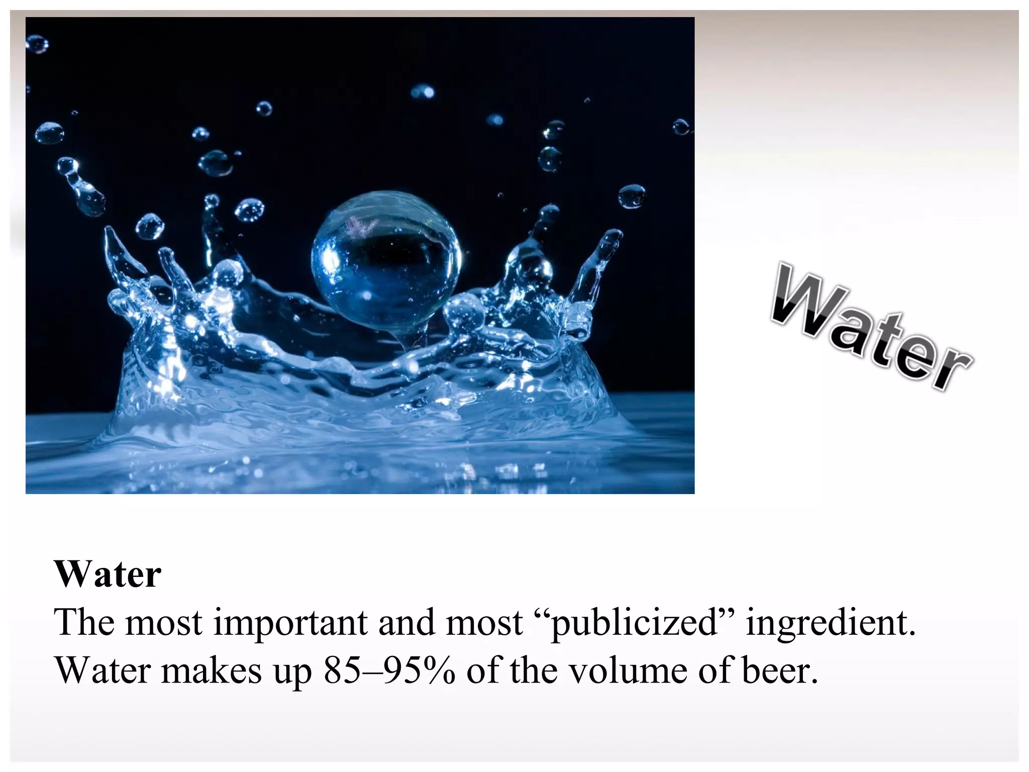 The Basics of Beer | PPT | Alcoholic Beverages | Food & Drink