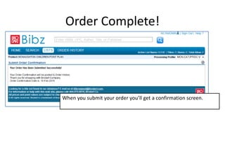 Basics of bibz ordering | PDF