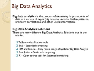 Basics of big data analytics hadoop | PDF