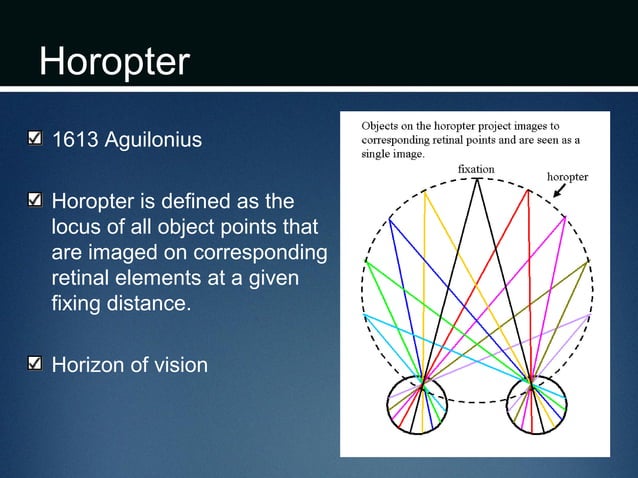 Basics of binocular vision | PPT