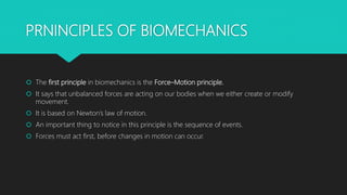 Basics of biomechanics | PPTX
