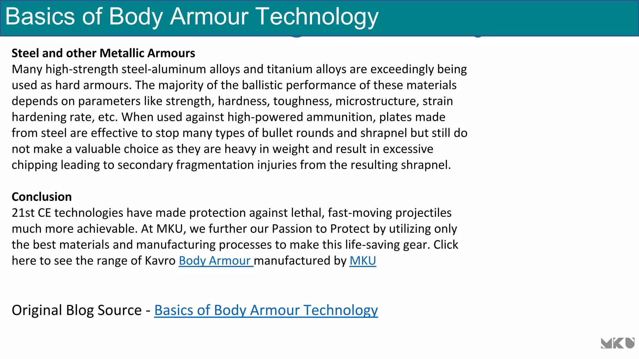 Basics of Body Armour Technology.pdf