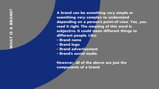 Basics Of Brand Strategy | PDF | Marketing and Advertising | Business