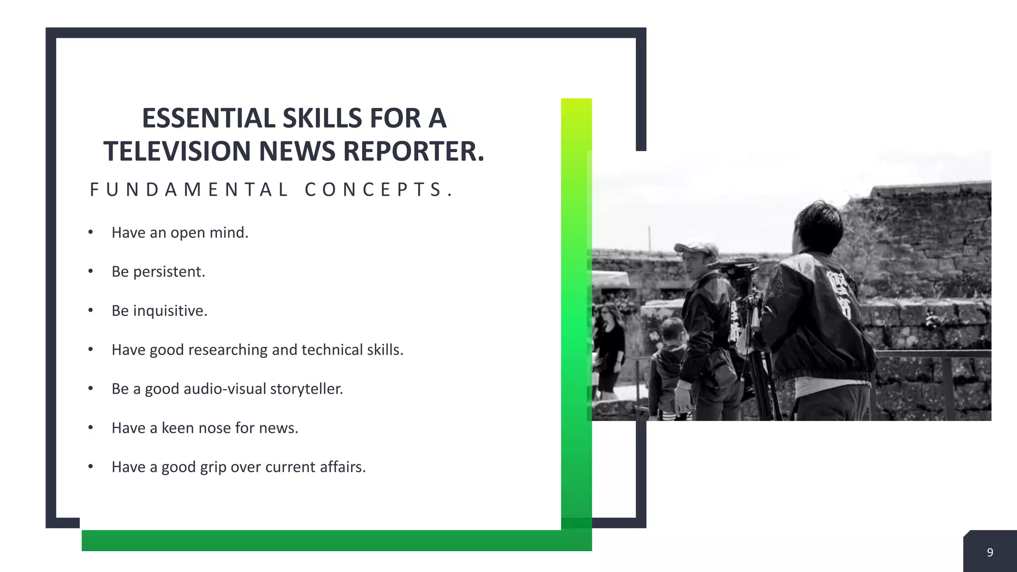 Basics of Broadcast Journalism | PPTX