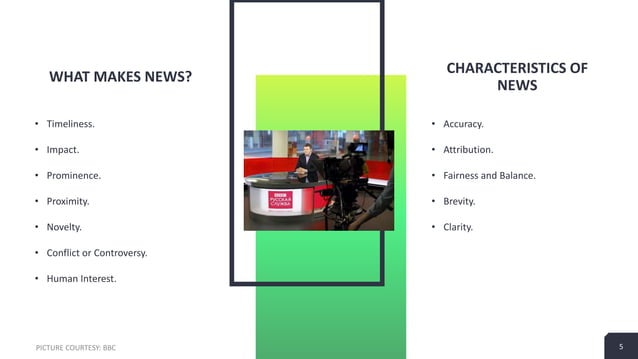 Basics of Broadcast Journalism | PPTX