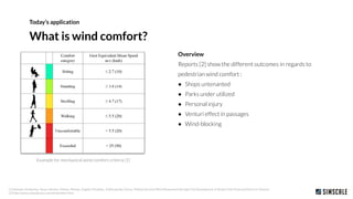 Basics of building aerodynamics & their effects on pedestrian comfort | PPT