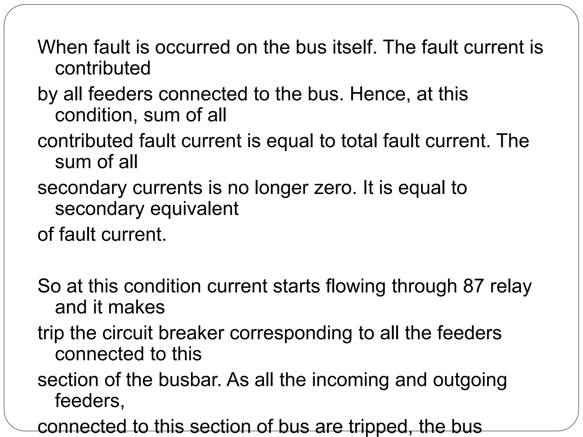 basics of busbar and lbb protection | PPTX