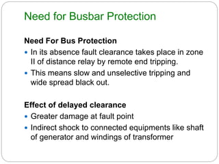 basics of busbar and lbb protection | PPTX