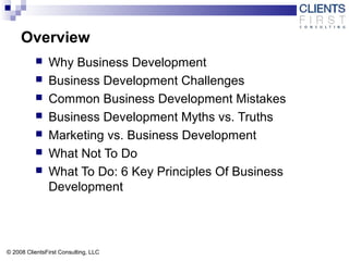 Basics of Business Development | PPT
