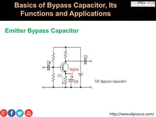 Basics of bypass capacitor, its functions and applications | PPTX