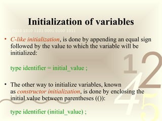 Basics of c++ | PPT