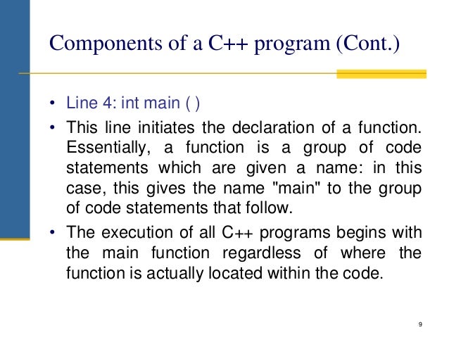 Basics of c++ Programming Language