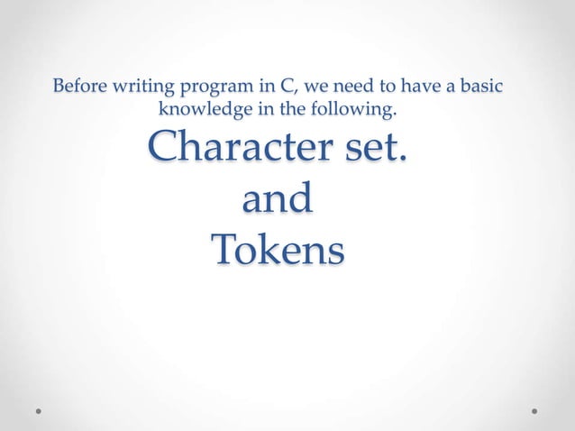 Basics of C.ppt | Programming Languages | Computing
