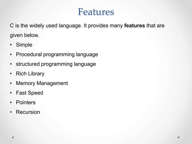 Basics of C.ppt | Programming Languages | Computing