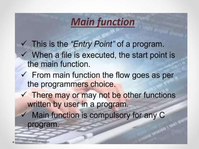 Basics of C.ppt | Programming Languages | Computing