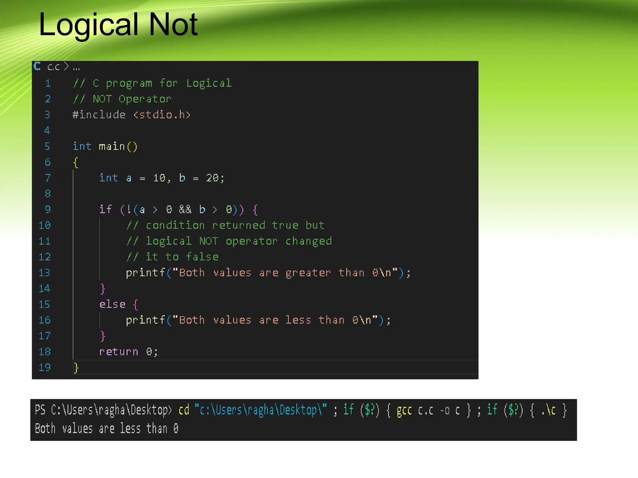 Basics of C.ppt this is basic information about the c programming language | PPT