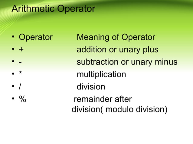 Basics of C programming concept and type | PPT