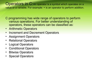 Basics of C Programming Language Introduction.pptx