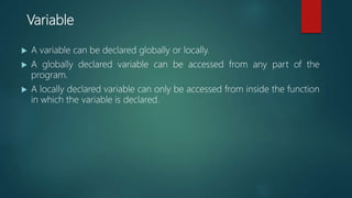 Basics of c Nisarg Patel | PPT