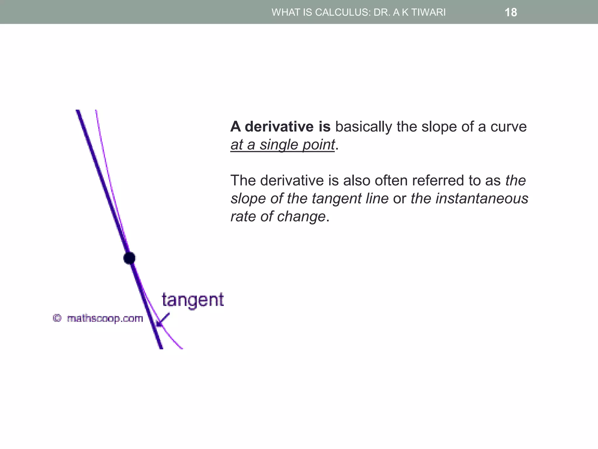Basics of calculus | PPTX