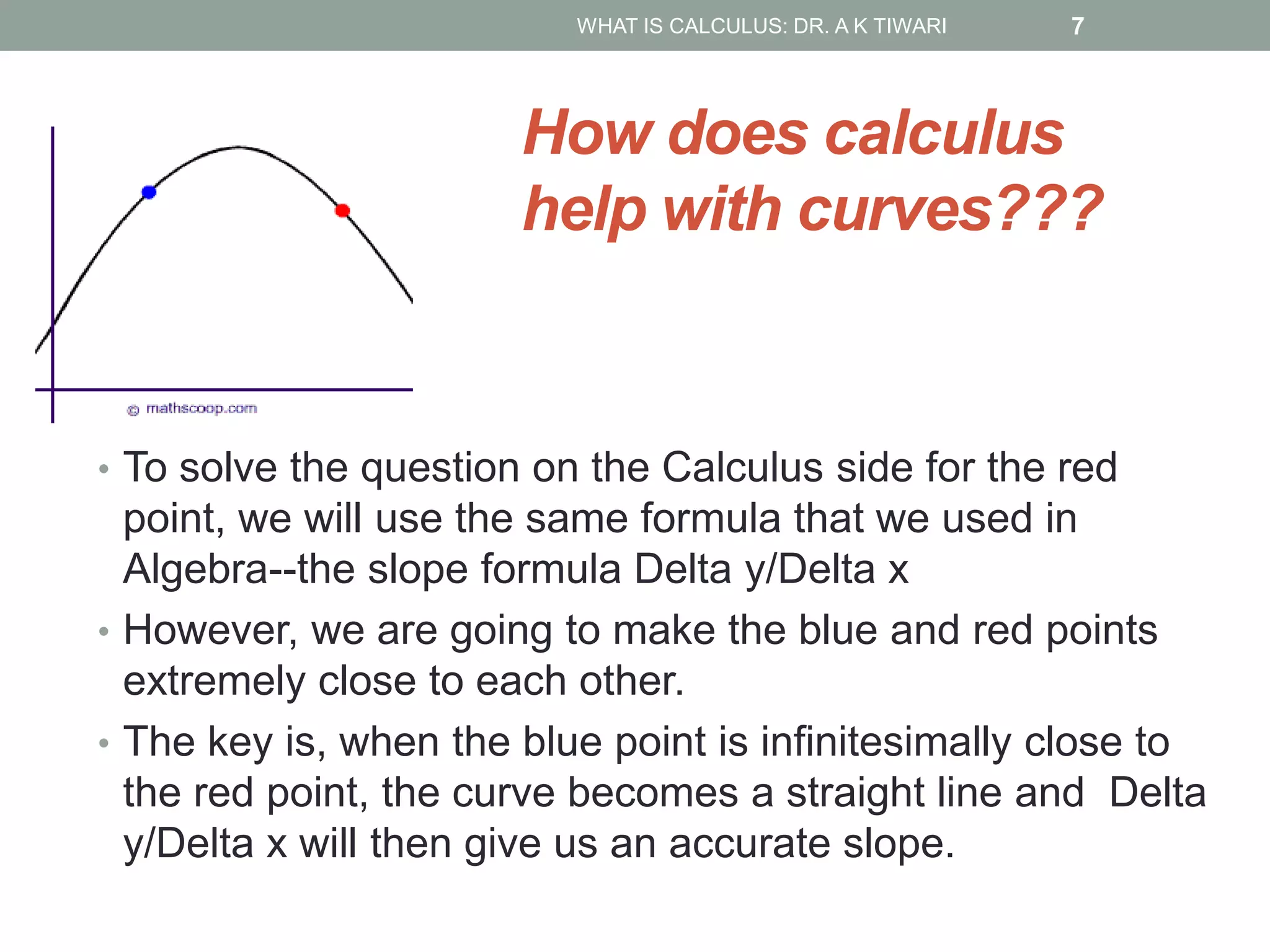 Basics of calculus | PPTX