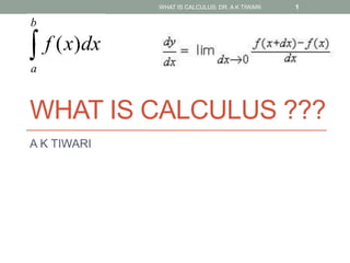 Differential Calculus Basics