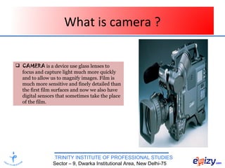 Basics of camera light and sound | PPT