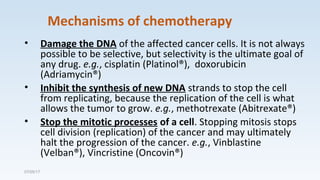 Basics of cancer and chemotherapy | PPT