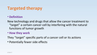 Basics of cancer and chemotherapy | PPT