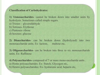Basics of carbohydrates | PPT