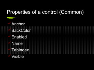 Basics of c# by sabir | PPT