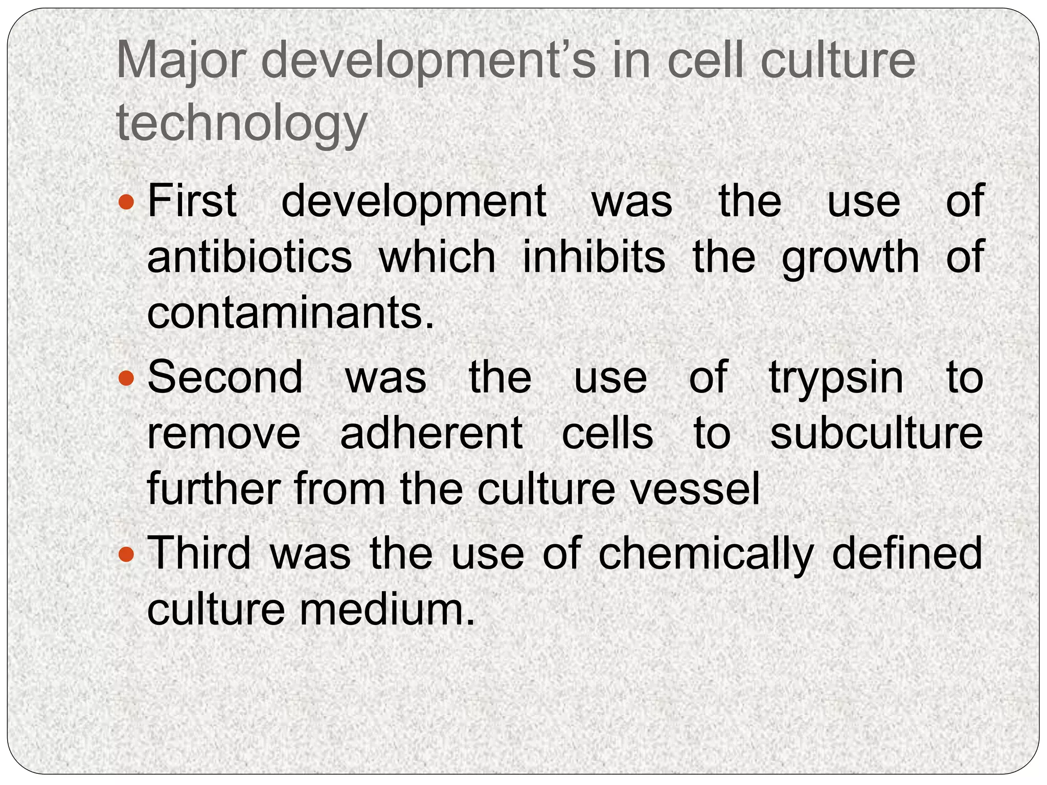 Basics of cell culture | PPT