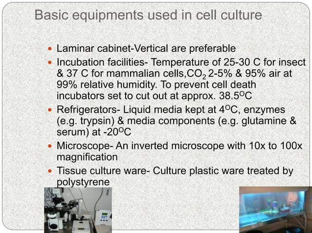 Basics of cell culture | PPT