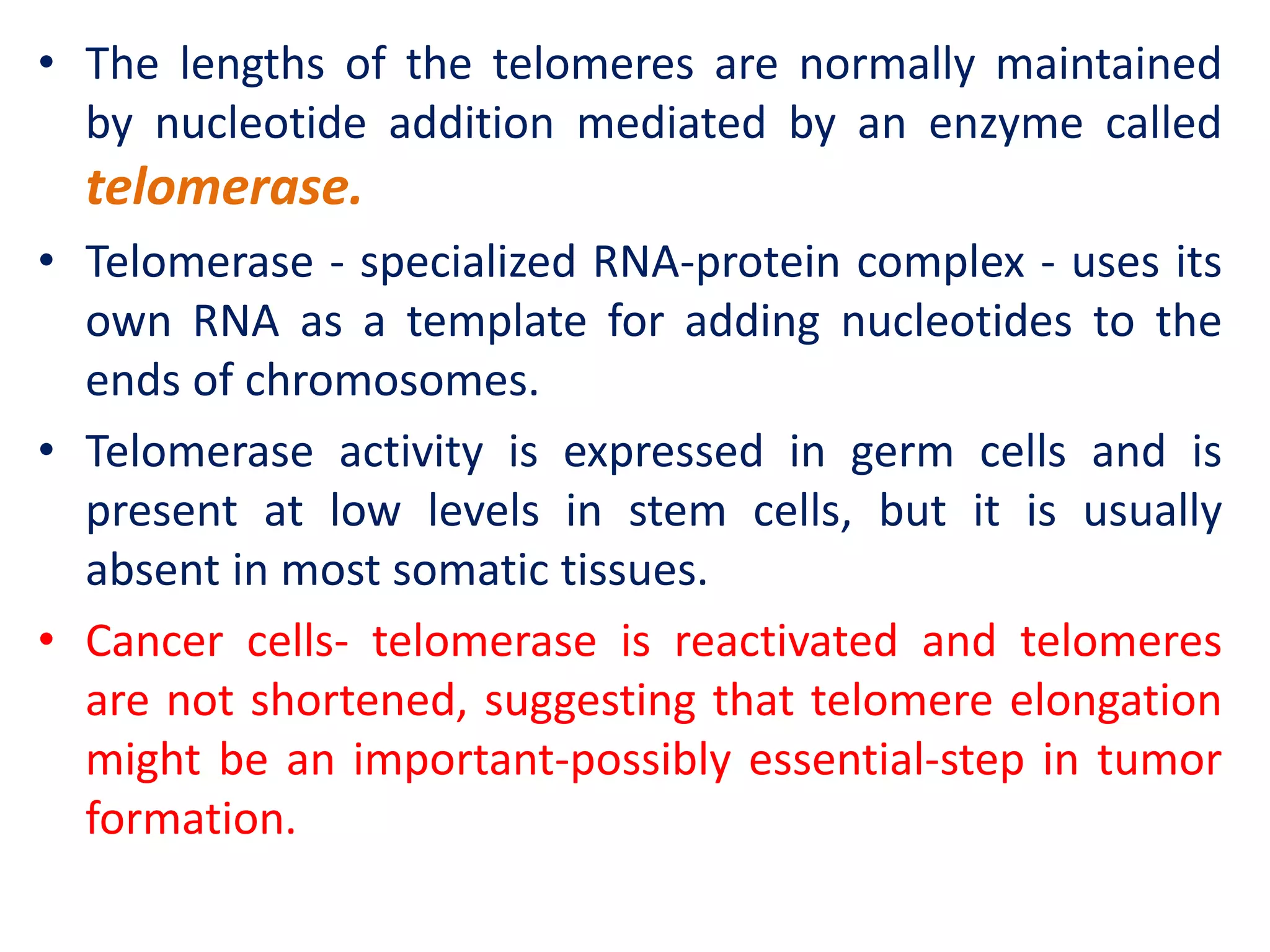 Basics of cellular aging and | PPTX
