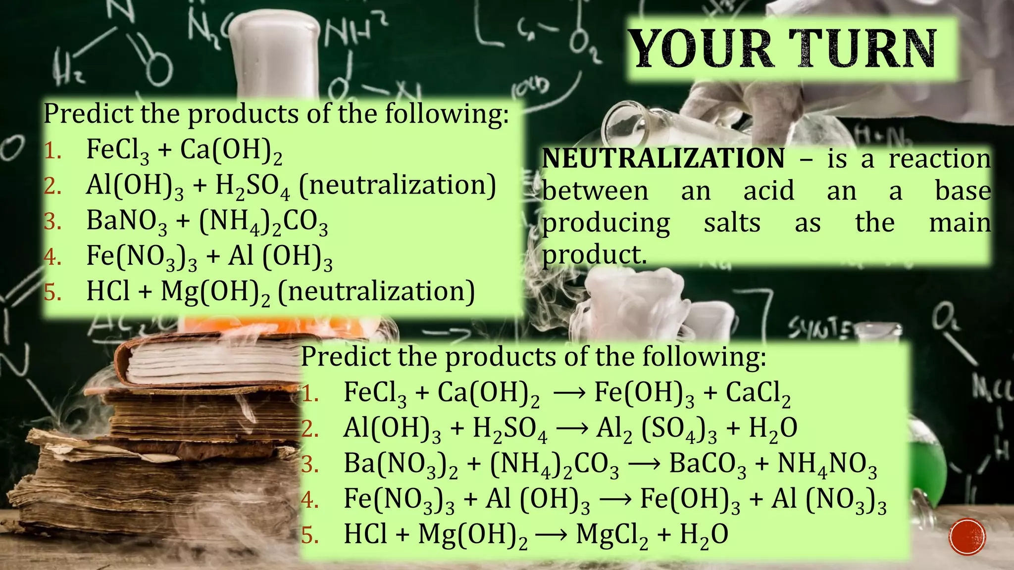 Basics of Chemical Reactions | PDF