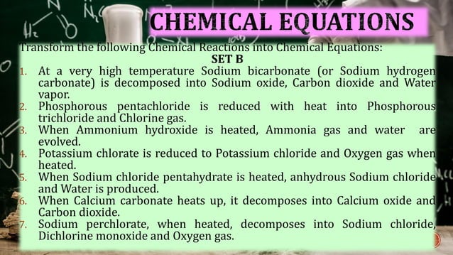 Basics of Chemical Reactions | PPT