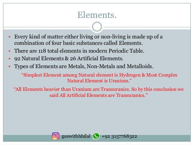 Basics of Chemical Sciences & Material Science | PPT