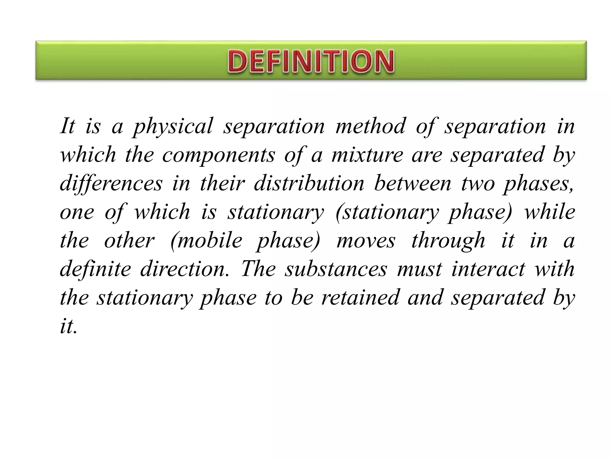 Basics of Chromatography.ppt | Chemistry | Science