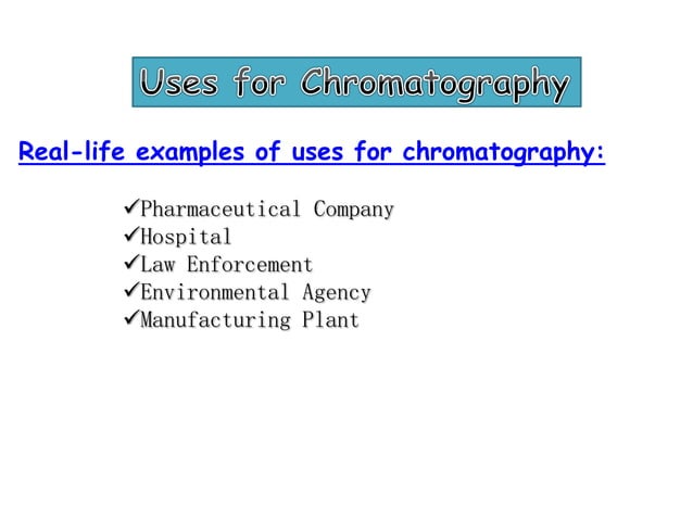 Basics of Chromatography.ppt | Chemistry | Science
