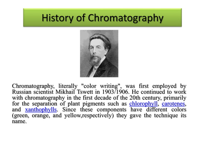 Basics of Chromatography.ppt | Chemistry | Science