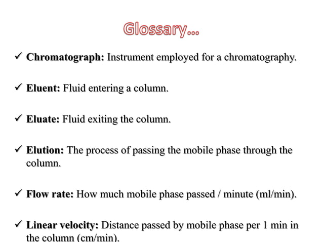 Basics of Chromatography.ppt | Chemistry | Science