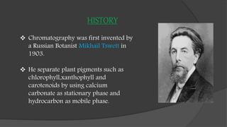 BASICS OF CHROMATOGRAPHY AND THEIR FORENSIC APPLICATION.pptx